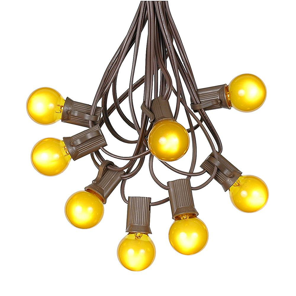 The Party Aisle™ 25' Outdoor 25 - Bulb Globe String Light (End to End ...
