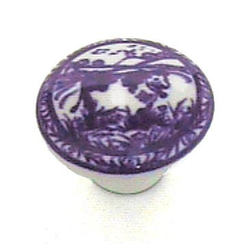 D. Lawless Hardware (5 Pack) 1-1/2 inch Knob Delft-Flo-Blue | Wayfair