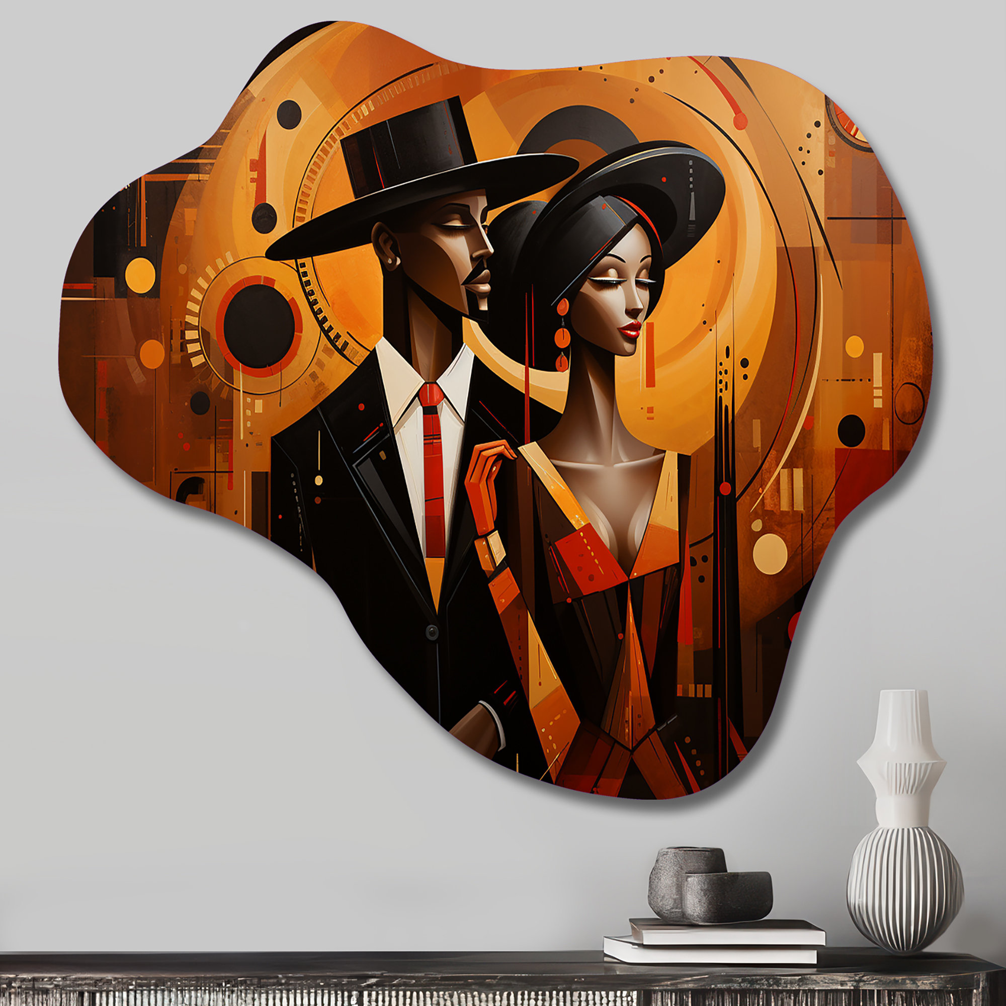 George Oliver Regal Renaissance A II - African American Art Cloud Shape ...