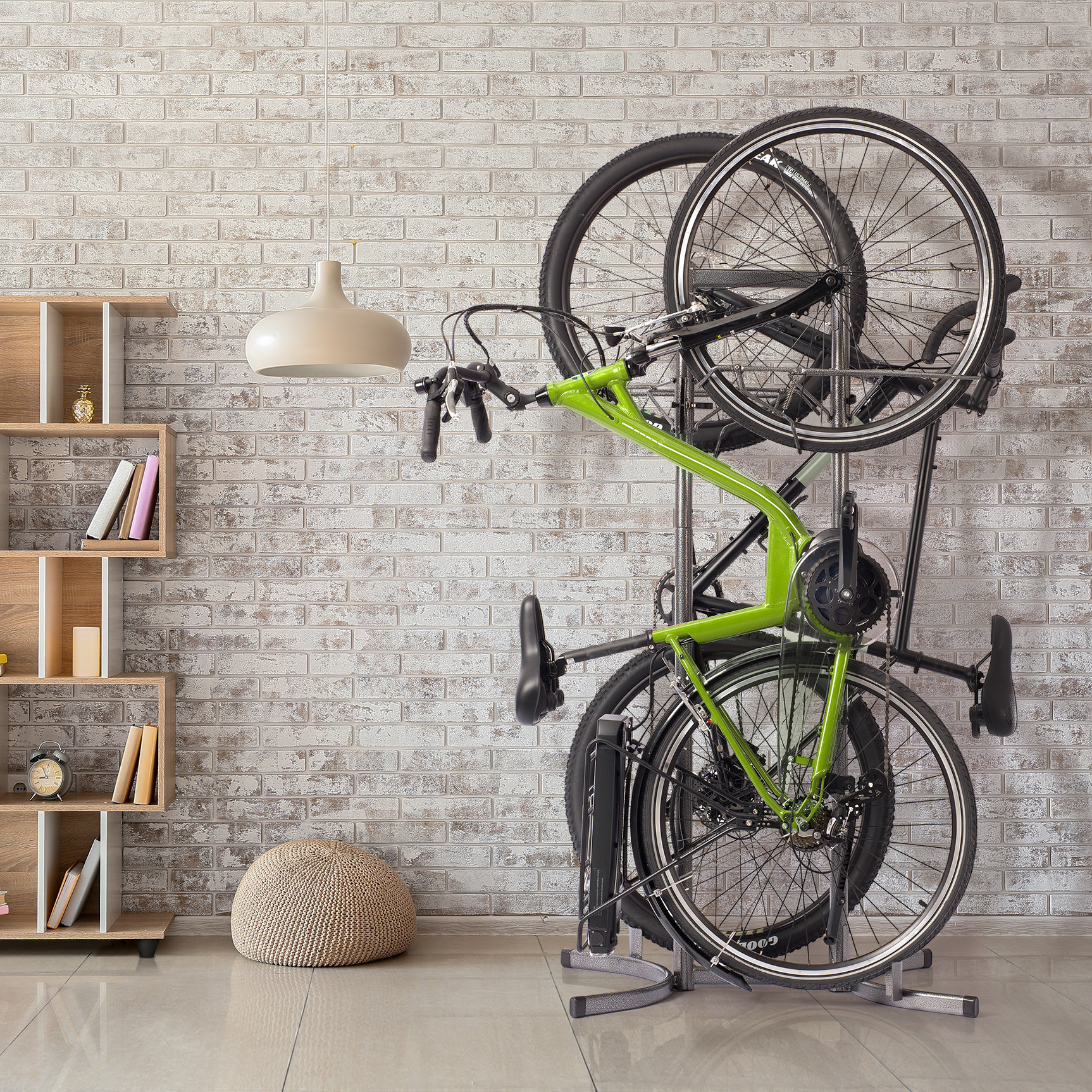 Delta Design Upright Freestanding 2-Bike Storage Rack & Reviews | Wayfair