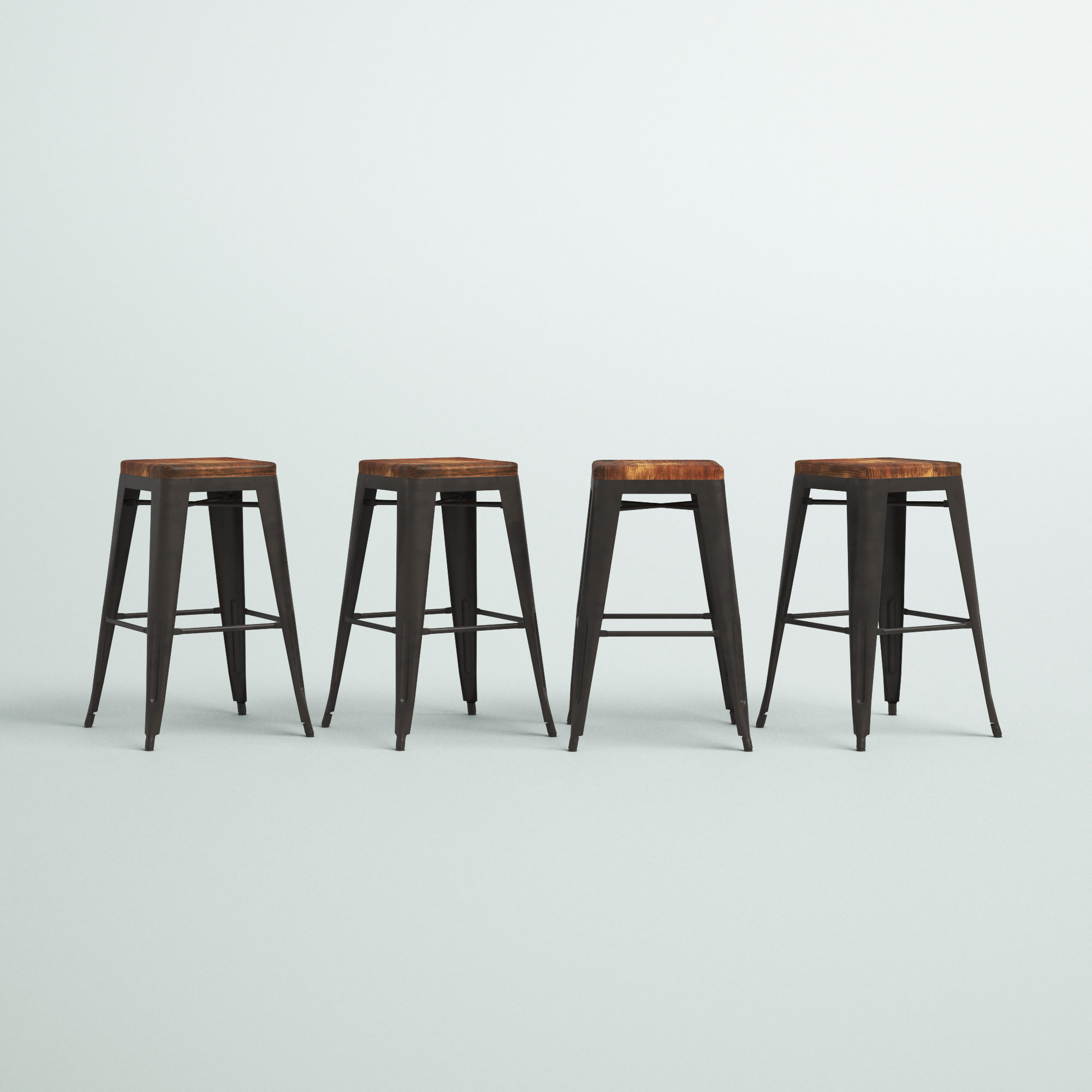Trent Austin Design® Nesbit Solid Wood Bar & Counter Stool & Reviews ...