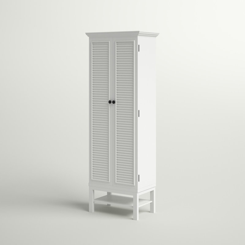 Sand & Stable™ Atlas Louvered Armoire | Wayfair