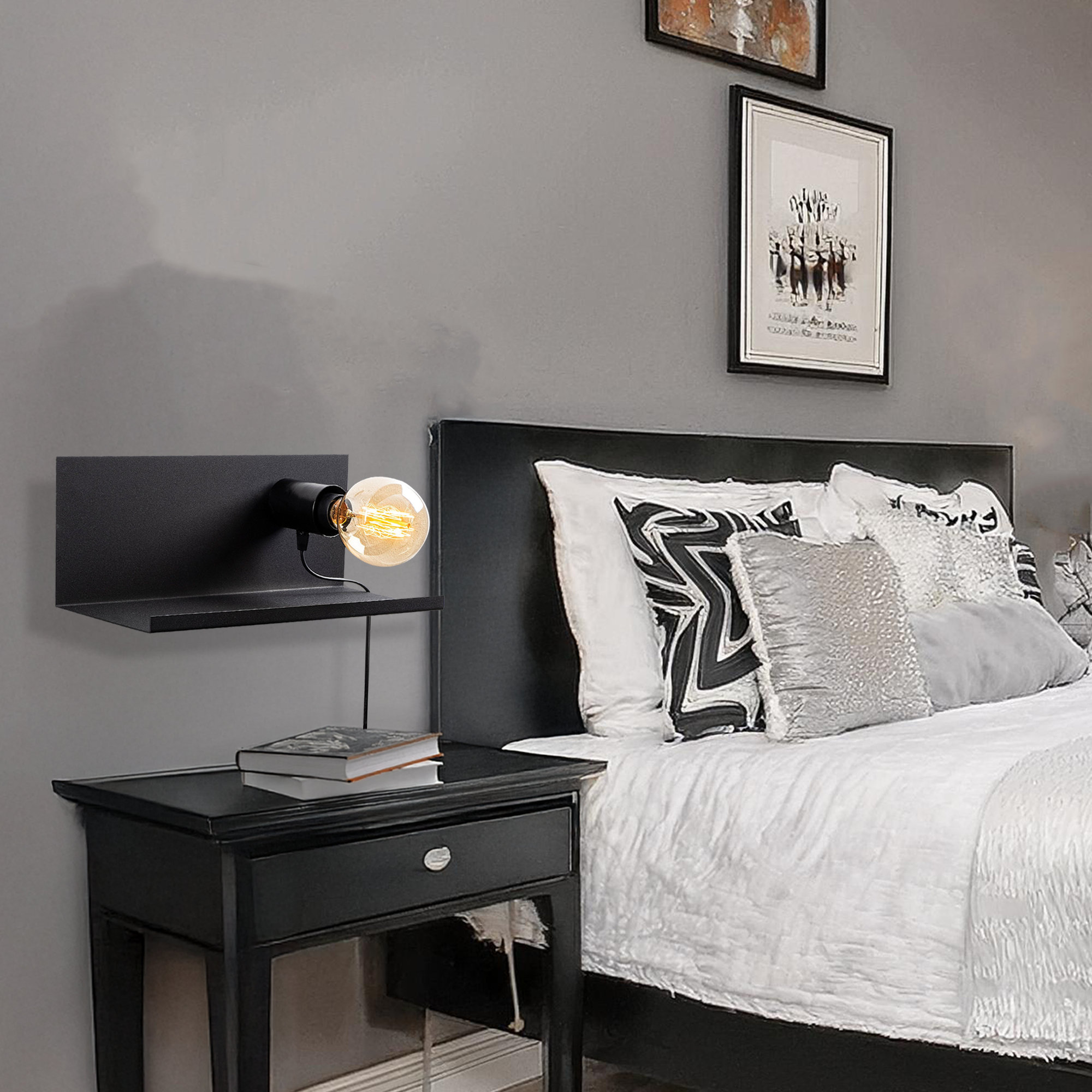 Hokku Designs Metal Body Pluggable Wall Sconce | Wayfair