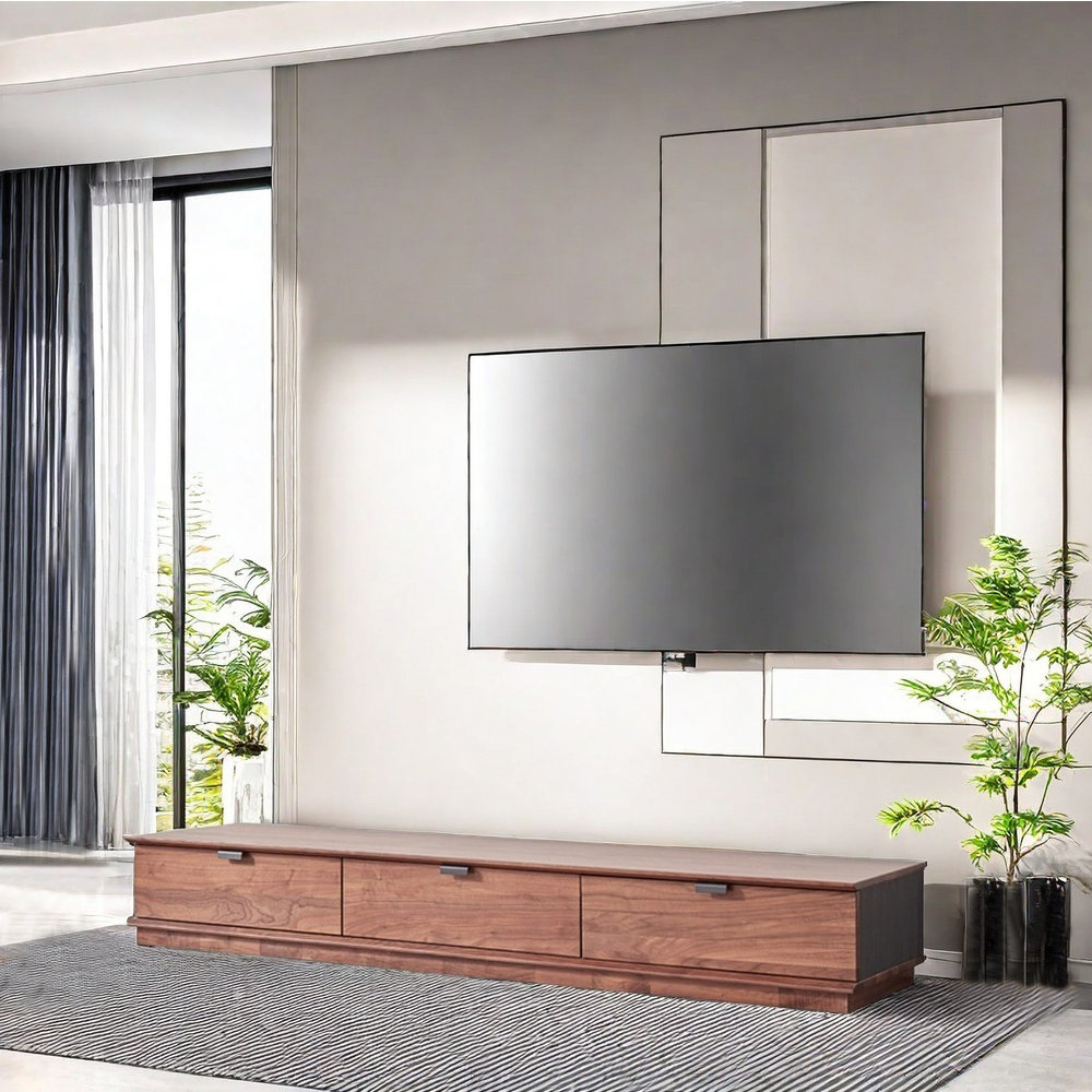 Finaewg American style all solid wood modern TV stand | Wayfair