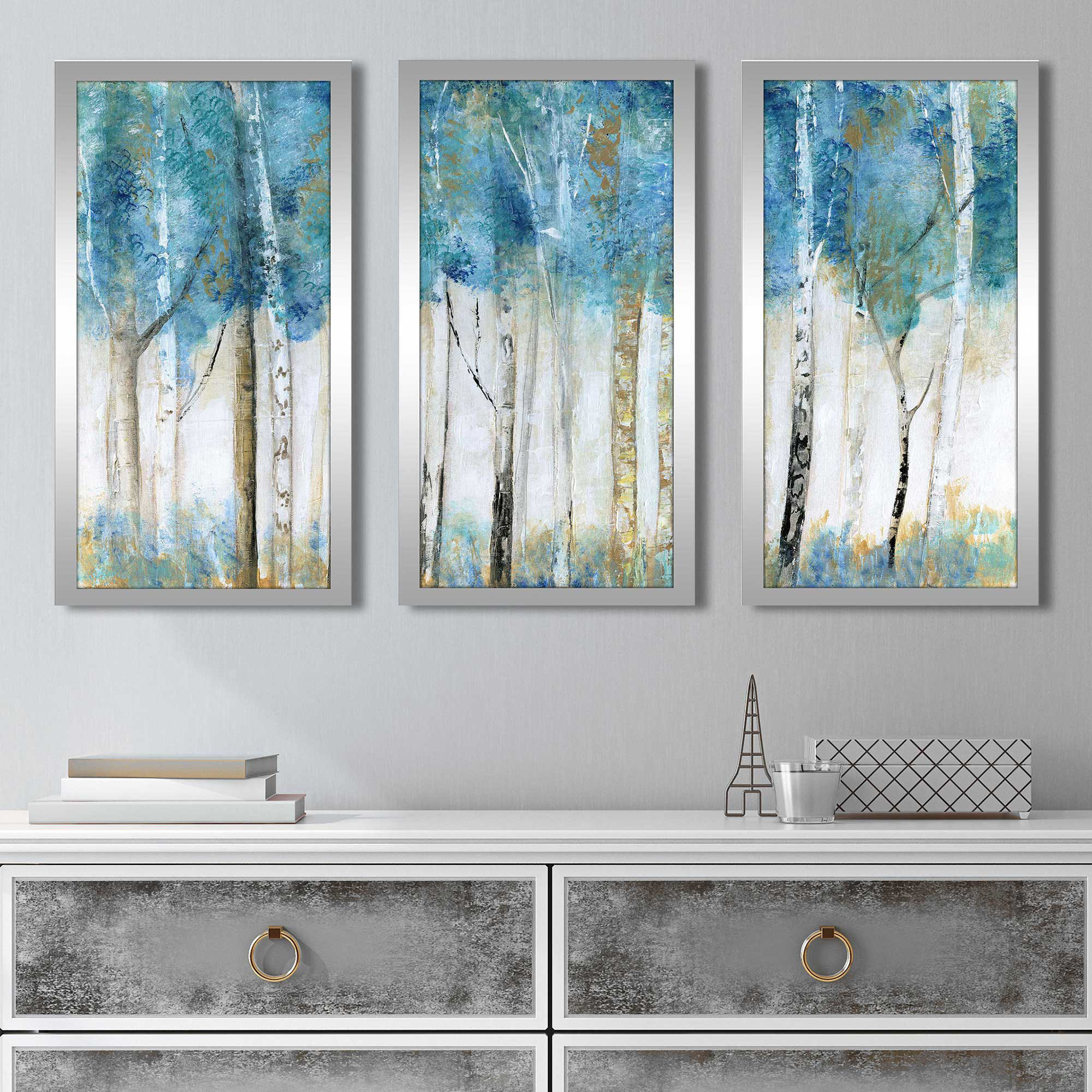 Loon Peak "Magical Wood (Horizontal)" by Tava Studios 3 Piece Print on ...