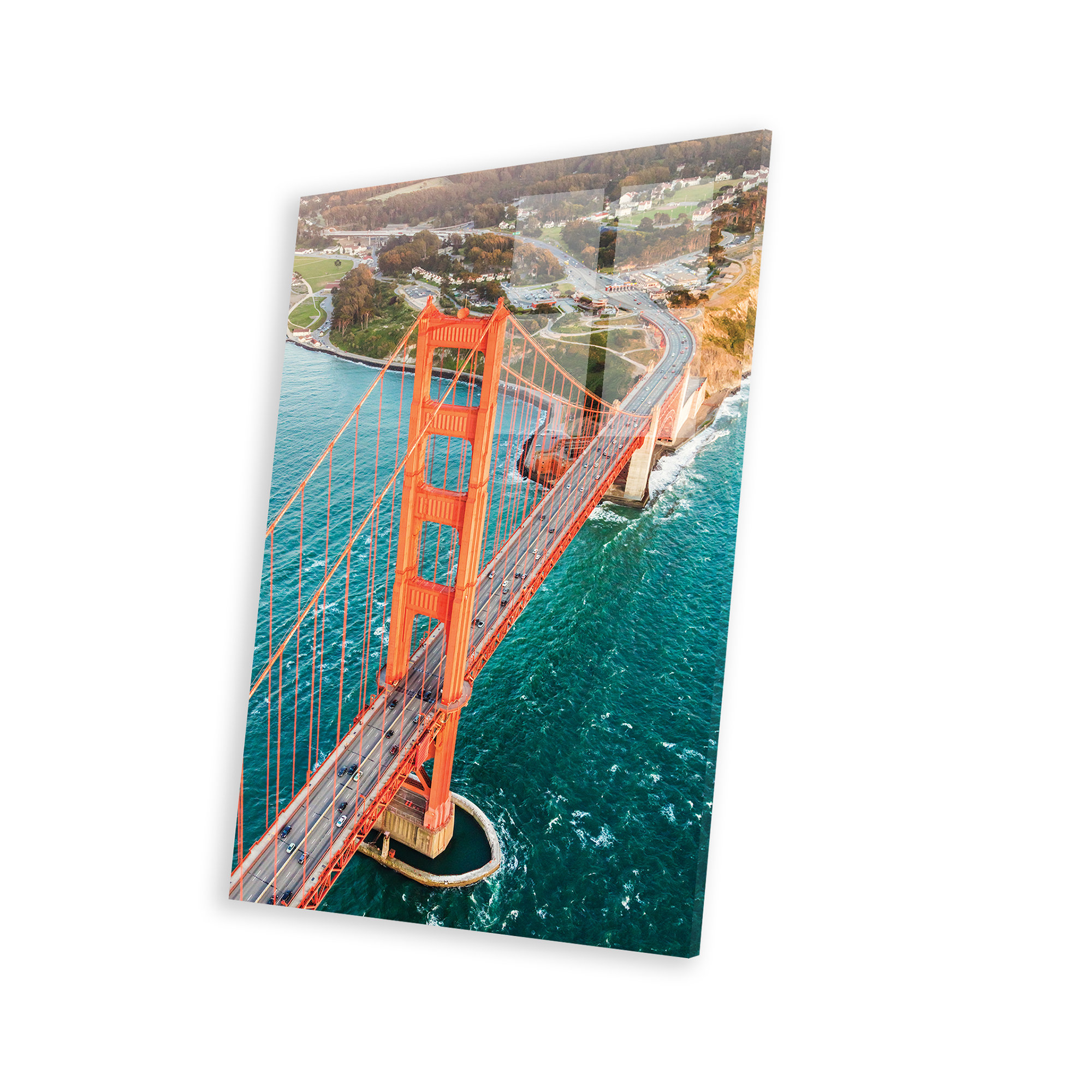Latitude Run® Ilayda Aerial Of Golden Gate Bridge, San Francisco by ...