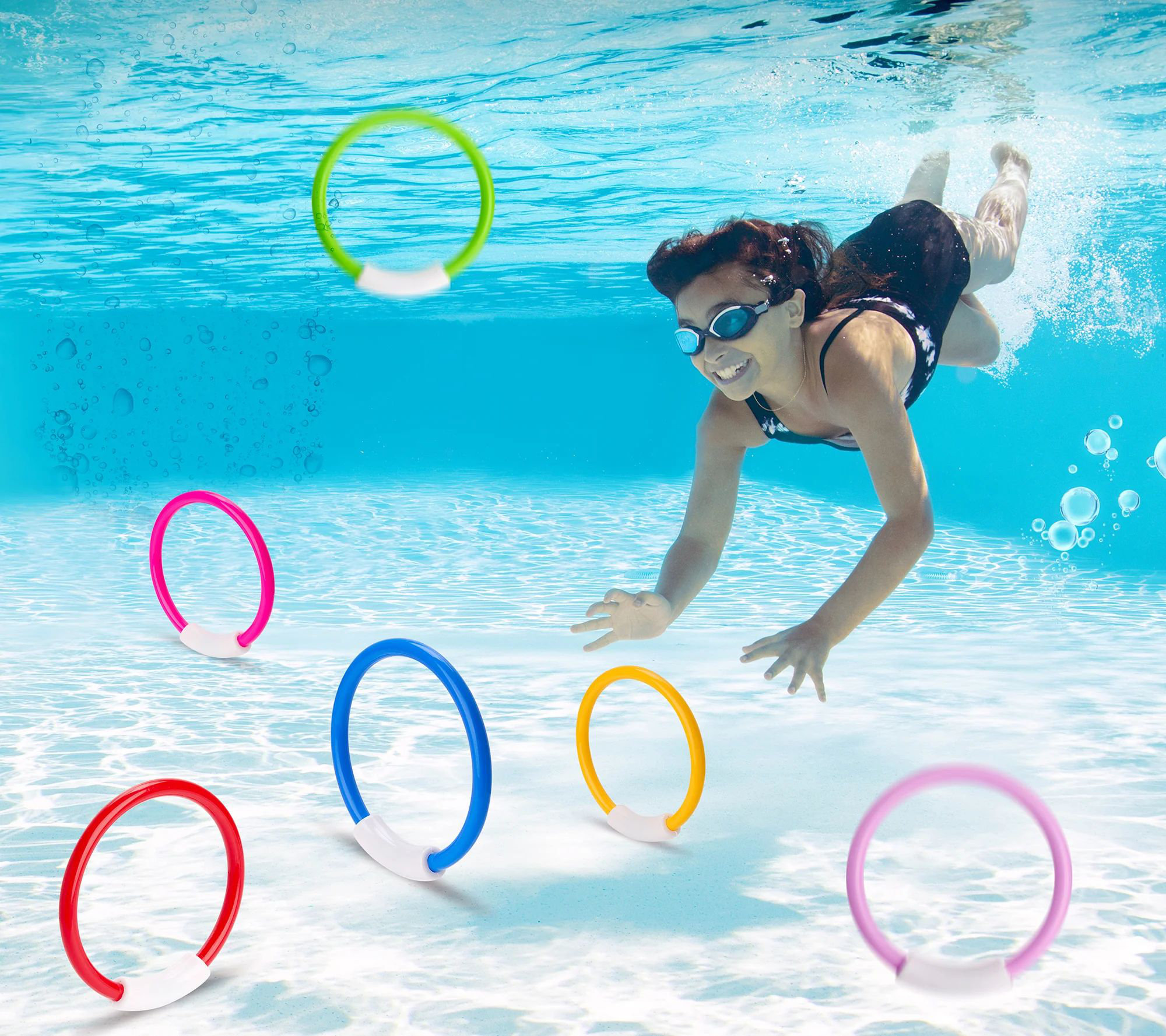 Joyin 8 Pcs Dive Rings Pool Toys | Wayfair