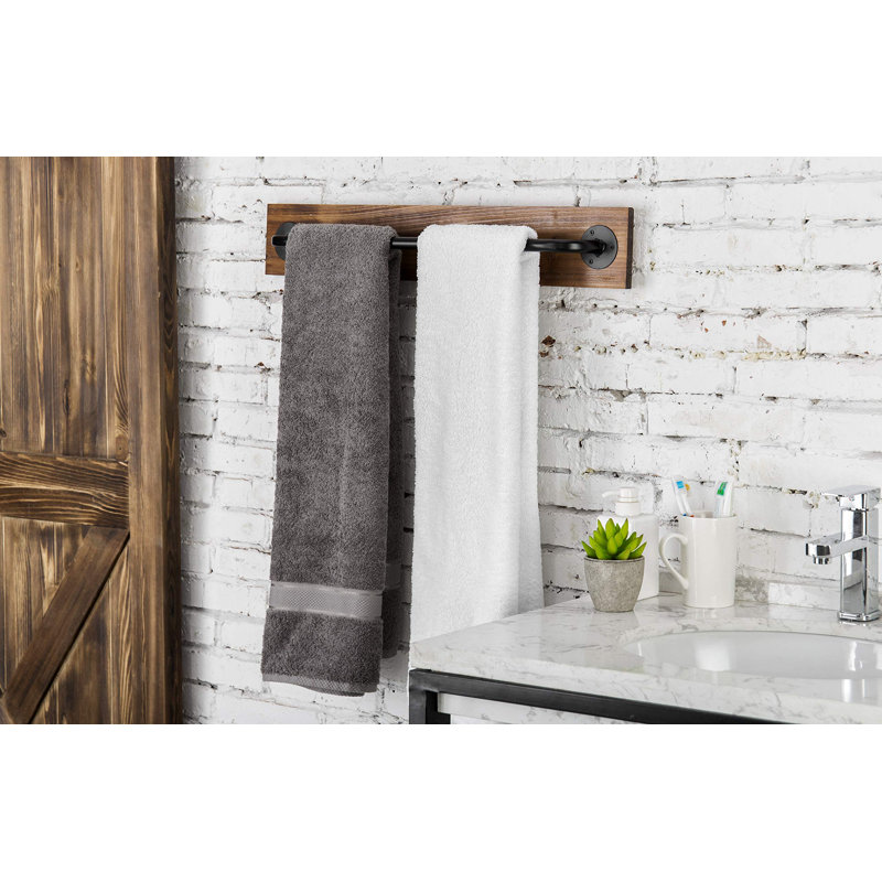 MyGift Wall Mounted Towel Bar & Reviews | Wayfair