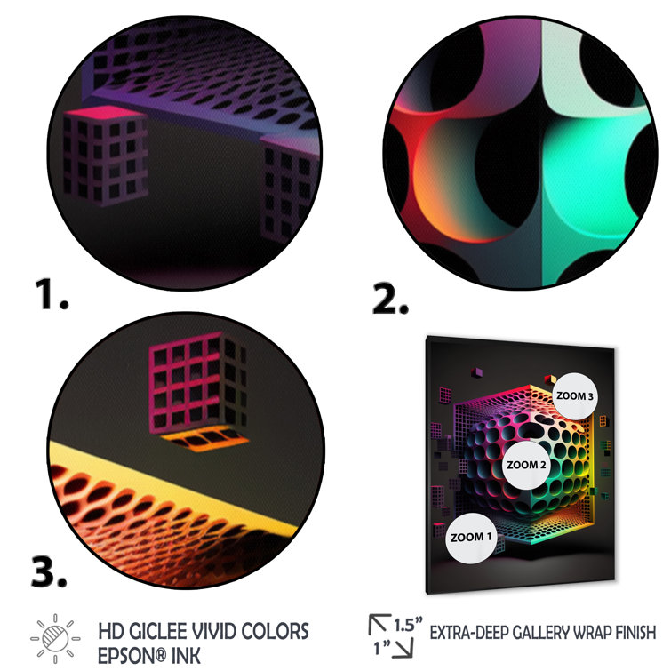 Ivy Bronx Multidimensional Luminogram I On Canvas Print - Wayfair Canada
