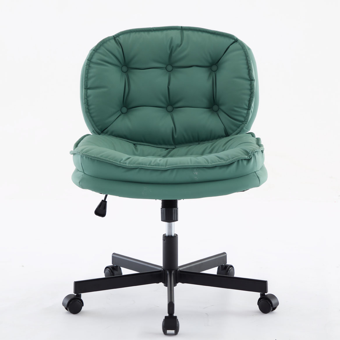 Latitude Run® Armless Office Chair W'wheels And Cross Leg Design ...