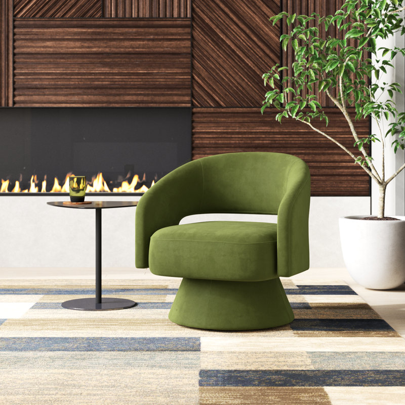 Wade Logan® Bhupendra Swivel Accent Chair & Reviews | Wayfair