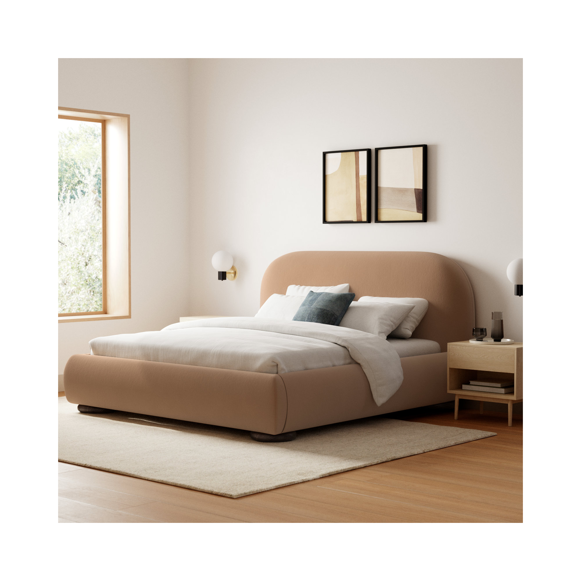 AllModern Rigney Upholstered Bed | AllModern