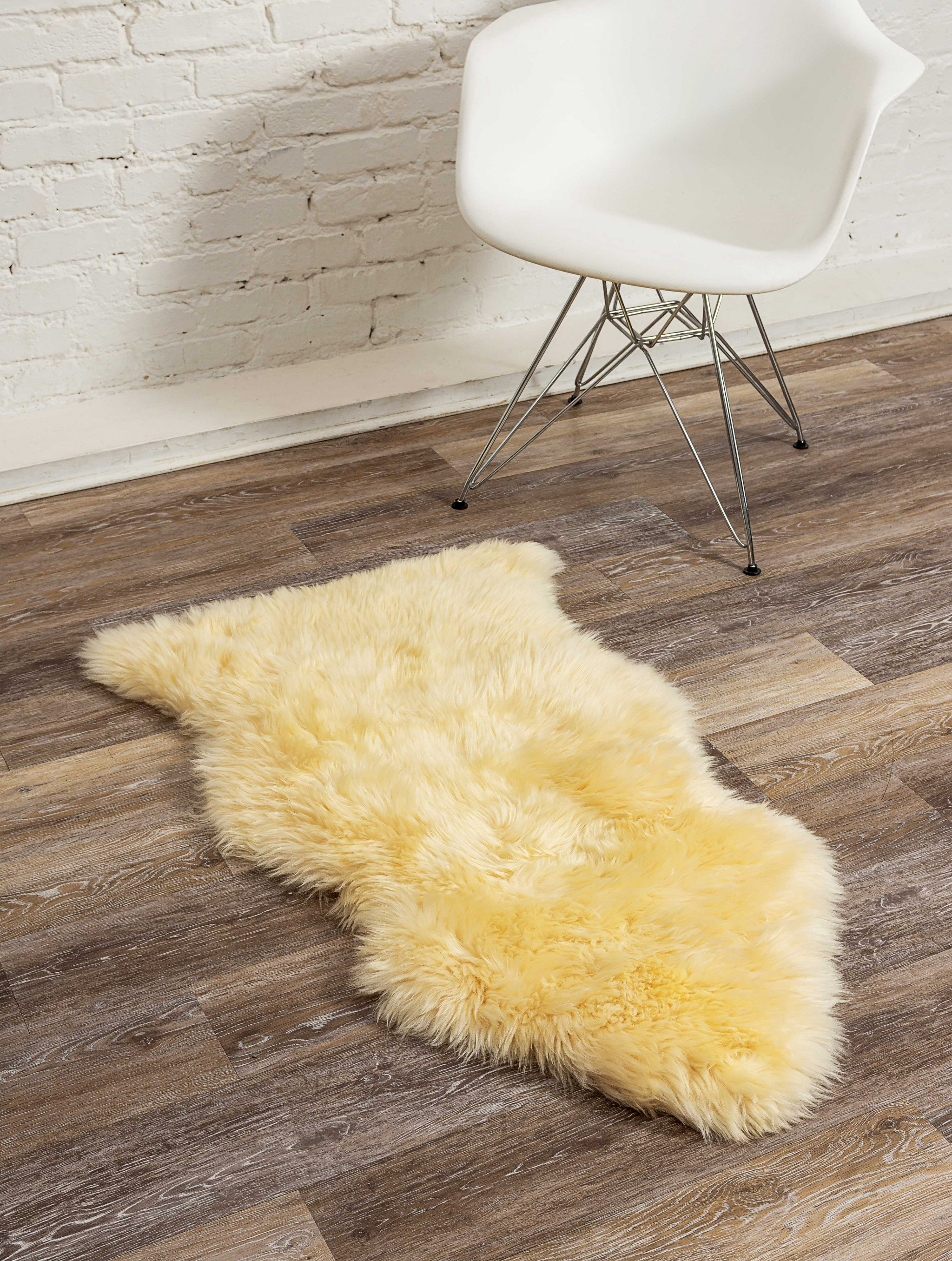 Mercer41 Rectangle Gulshat Handmade Sheepskin Sheepskin Area Rug in ...