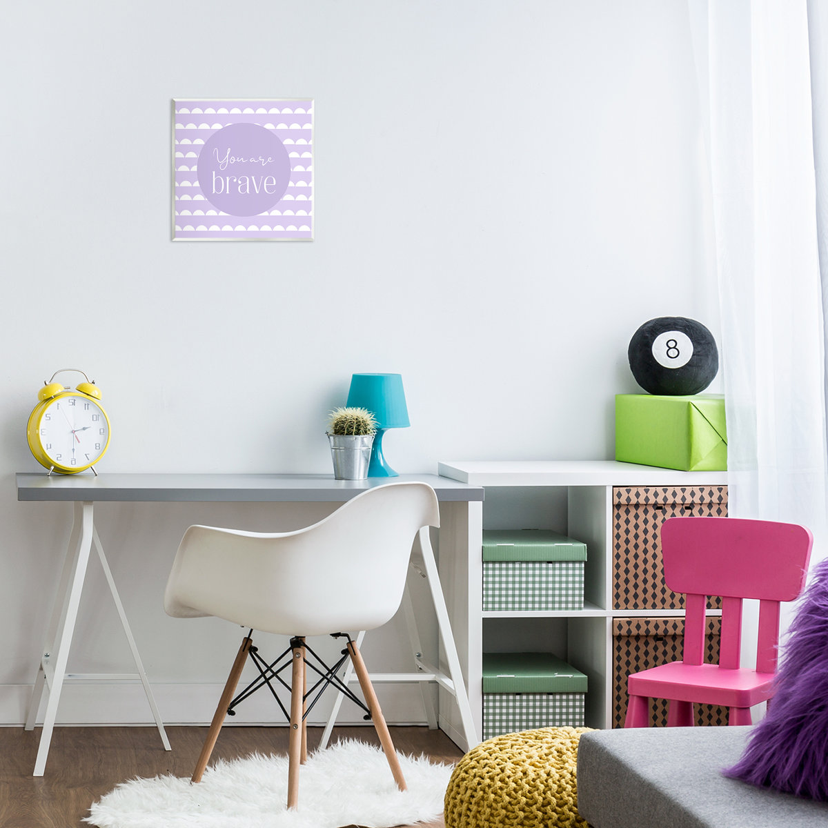 Ebern Designs You Are Brave Affirmation Wall Plaque, design by ...