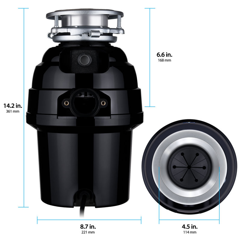 Titan 3/4 HP Continuous Garbage Disposal | Wayfair