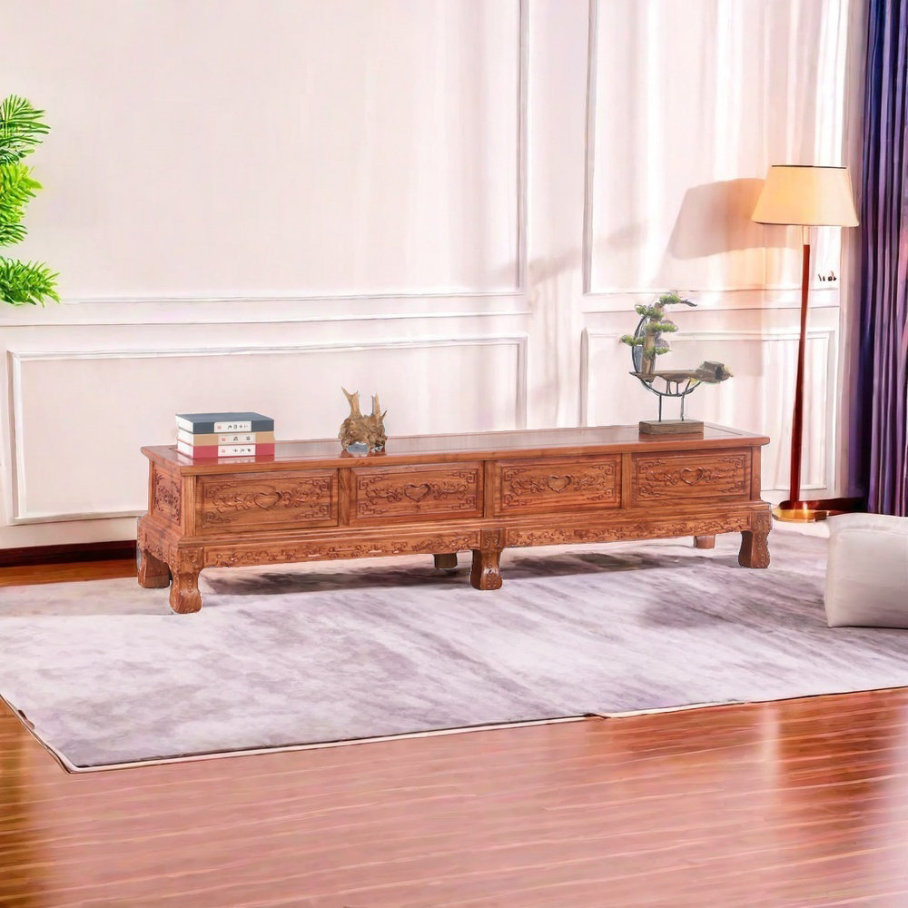 moonlight design Chinese elm wood simple living room TV cabinet - Wayfair Canada