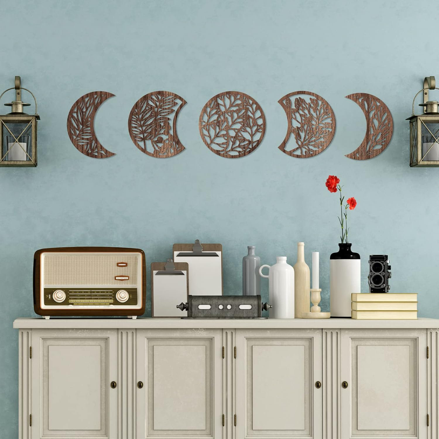 East Urban Home Moon Phase Wall Art Decoration Wall | Wayfair