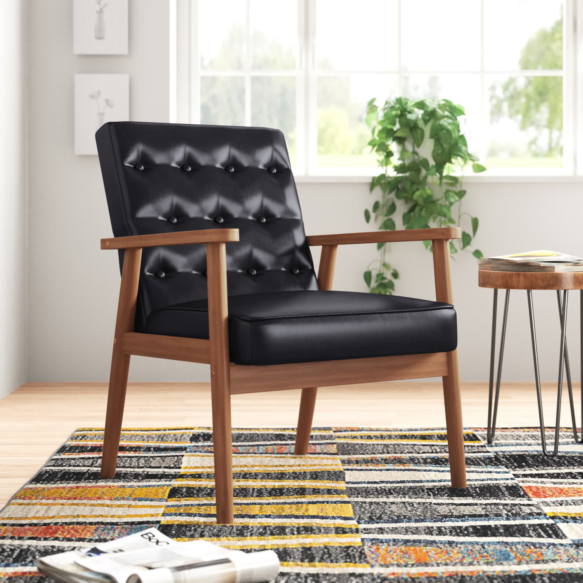 Zipcode Design™ Rodney 74.93Cm Wide Tufted Armchair & Reviews - Wayfair ...