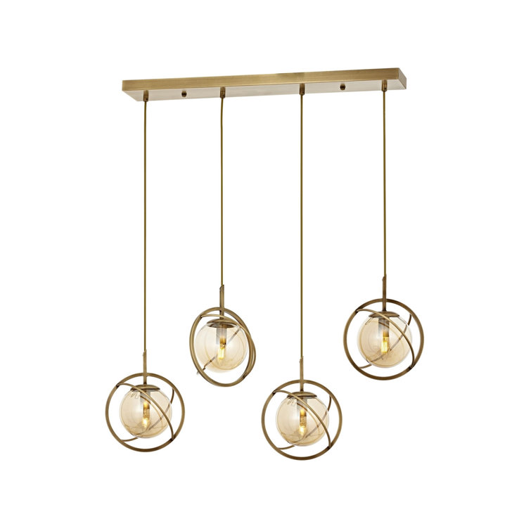 Mercer41 Demps 4 - Light Kitchen Island Chandelier | Wayfair.co.uk