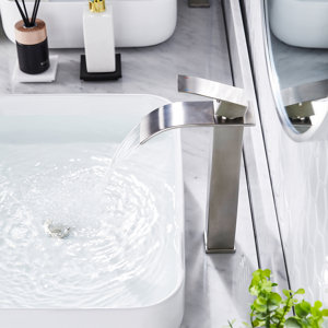 FORIOUS Vessel Sink Faucet Single-handle Bathroom Faucet with Drain ...