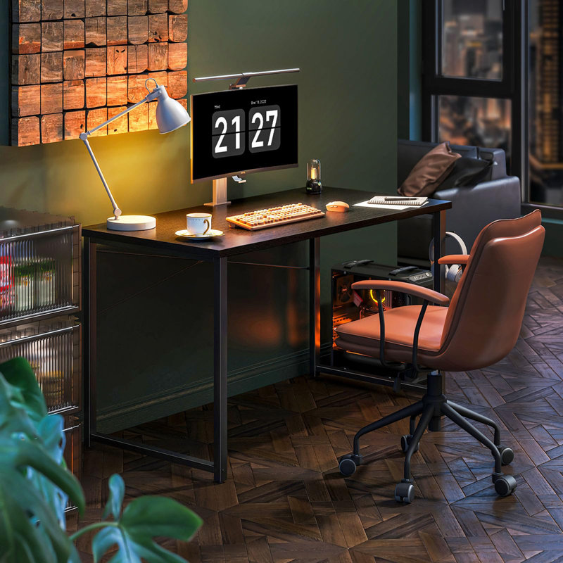 17 Stories 48 inch modern minimalist style computer desk writing desk ...