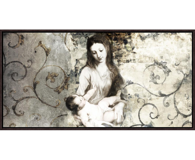 Global Gallery 'Madonna and Child (After Van Dyck)' by Simon Roux ...