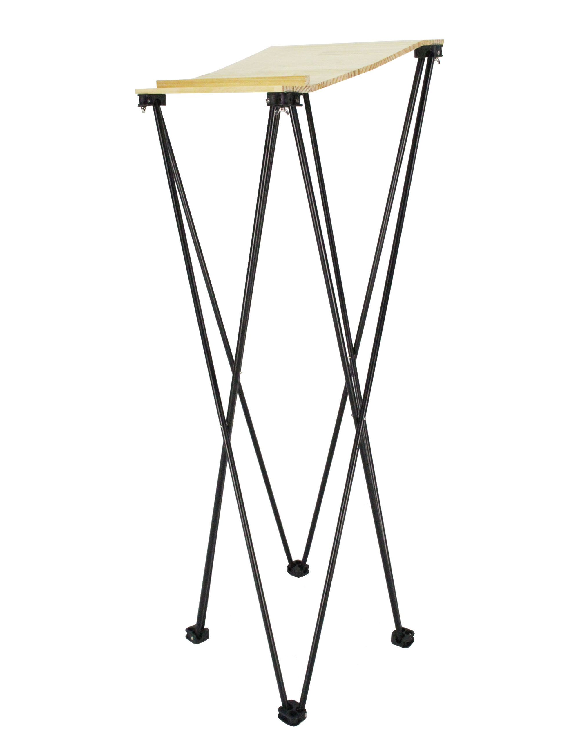 FixtureDisplays Fixturedisplasys Collapsible Portable Podium Metal Leg ...