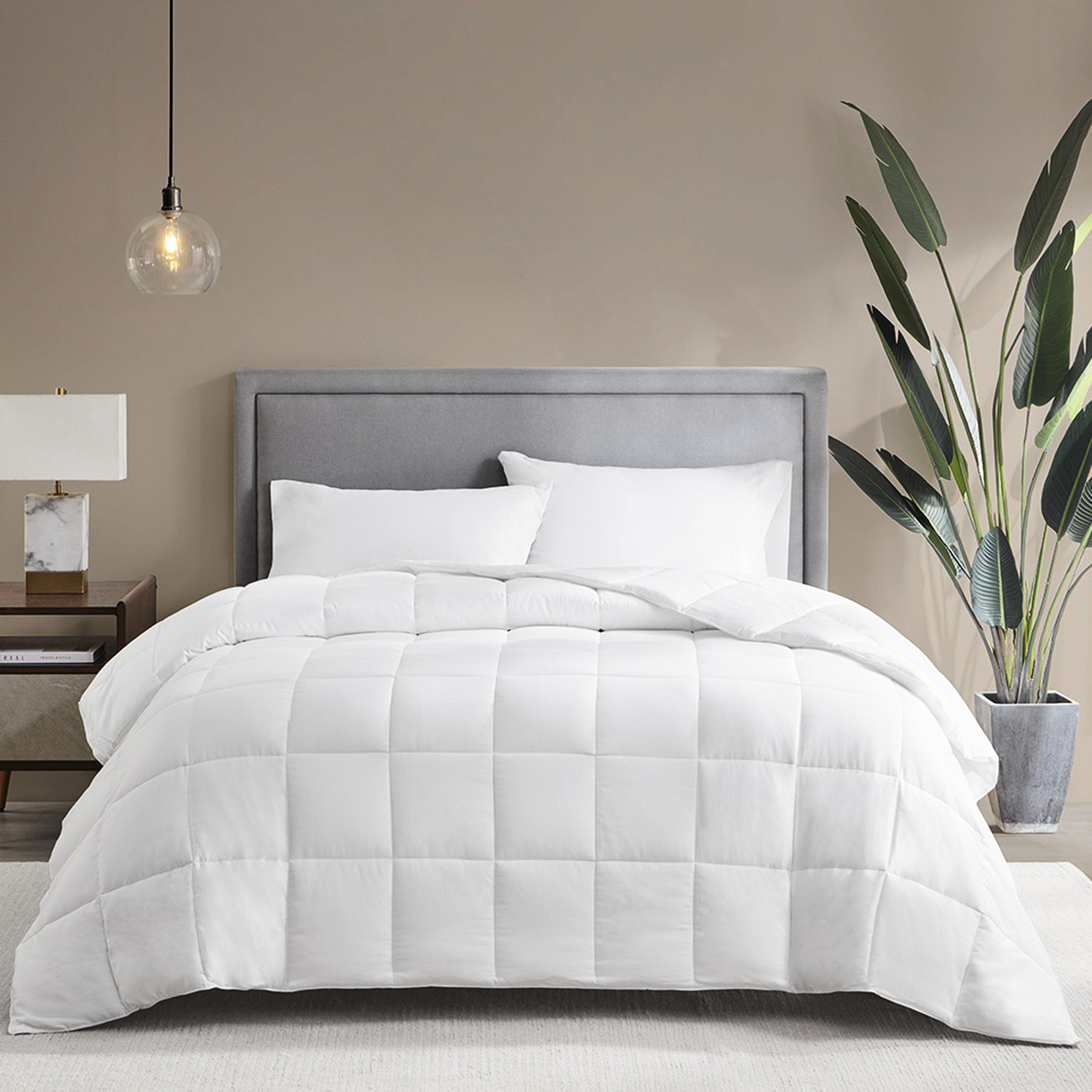 Kivaritio Full Cotton Down Alternative Bedding - 3M Insulation, , 300 ...