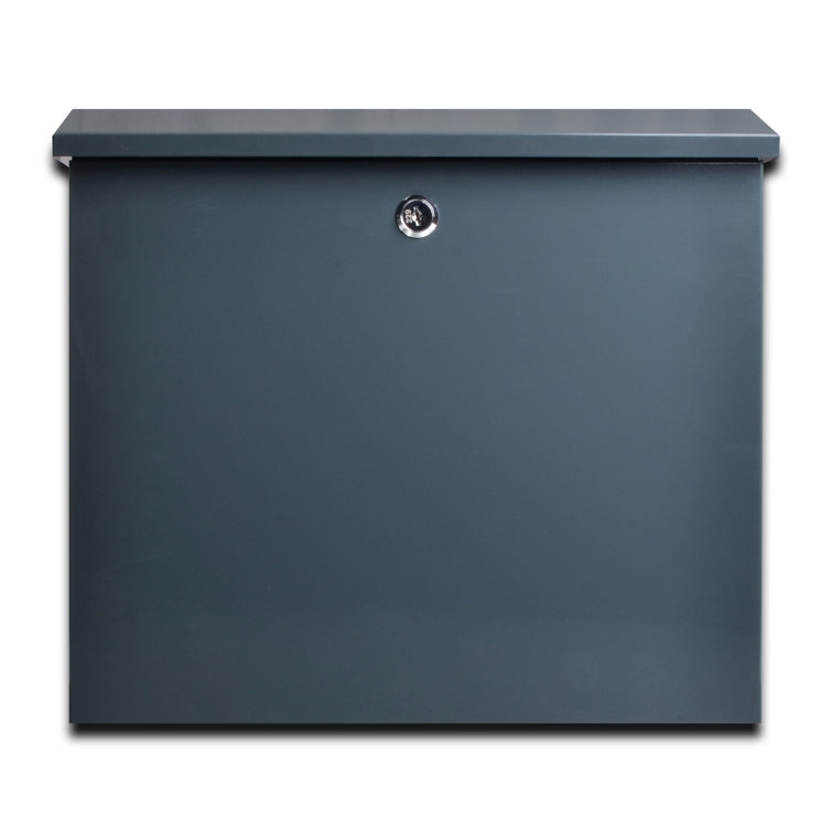 Latitude Run Hinaa Locking Wall Mounted Letter Box | Wayfair.co.uk