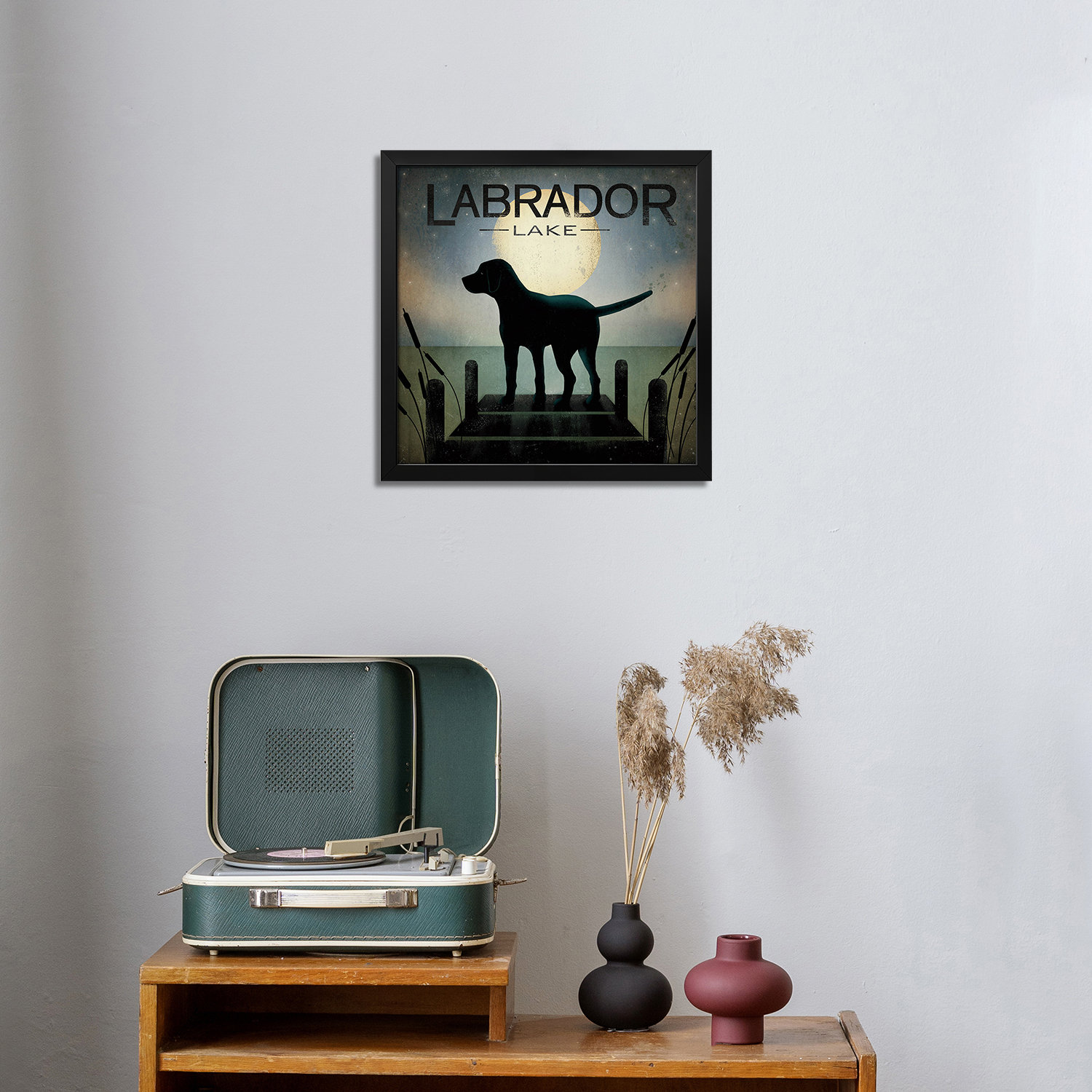 Loon Peak® Labrador Lake Premium Framed Poster by Ryan Fowler | Wayfair