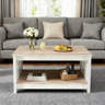 Laurel Foundry Modern Farmhouse® Square Coffee Table with Storage | Wayfair