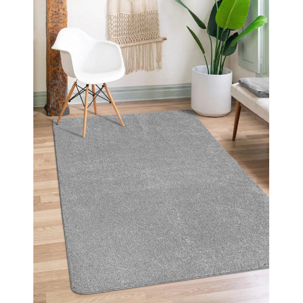 17 Stories Solid Colour Shag Indoor / Outdoor Area Rug | Wayfair.co.uk