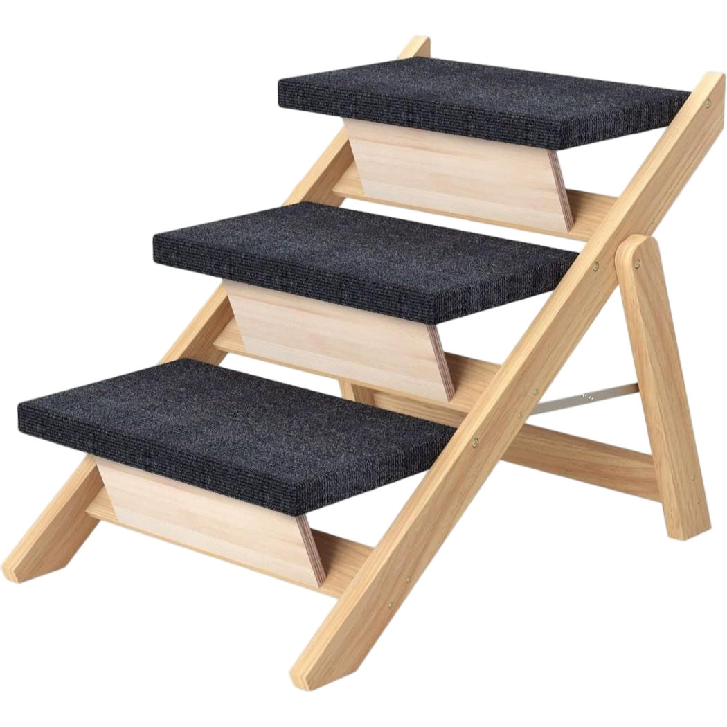 Tucker Murphy Pet™ Wooden Foldable Pet Stairs/Steps | Wayfair
