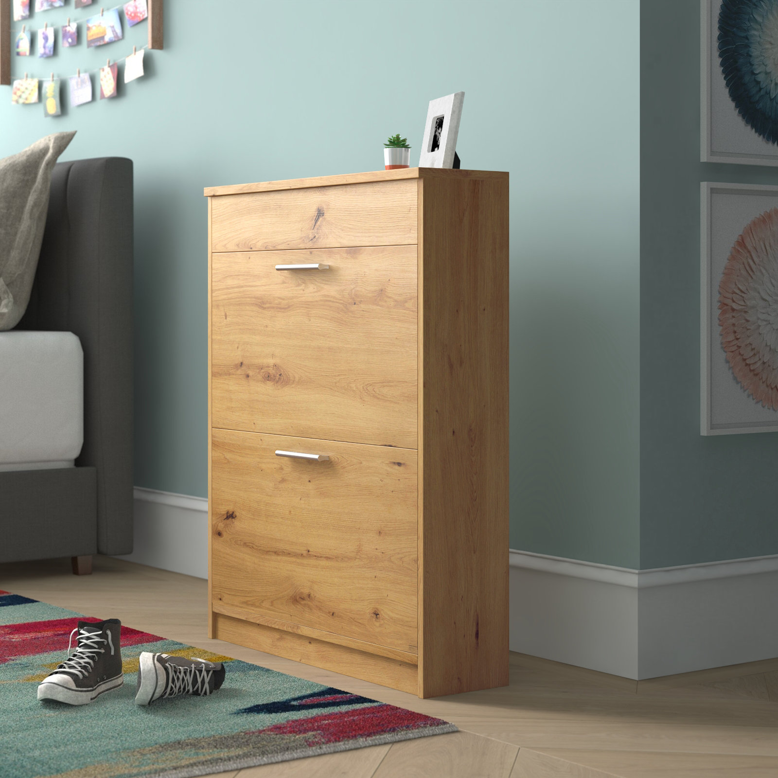 Gracie Oaks 6 Pair Flip Down Shoe Storage - Wayfair Canada