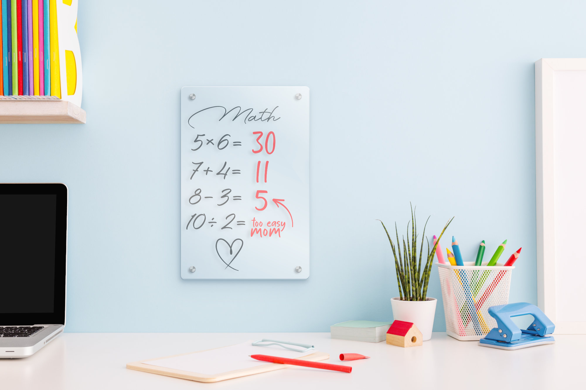 Latitude Run® Wall Mounted Dry Erase Board | Wayfair