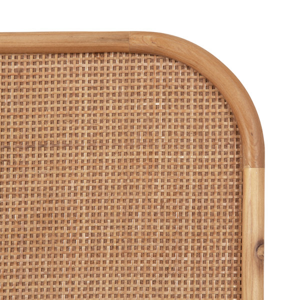 Gracie Oaks Rounded Rectangle Rattan Pinboard | Wayfair