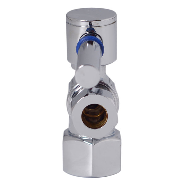Westbrass 1/4-Turn Lever Handle Angle Stop Shut Off Valve, 1/2" IPS x 3 ...