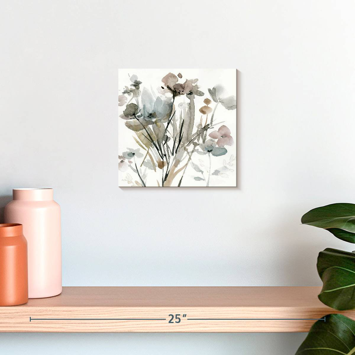 Wade Logan® Avery Dainty Blooms I | Wayfair