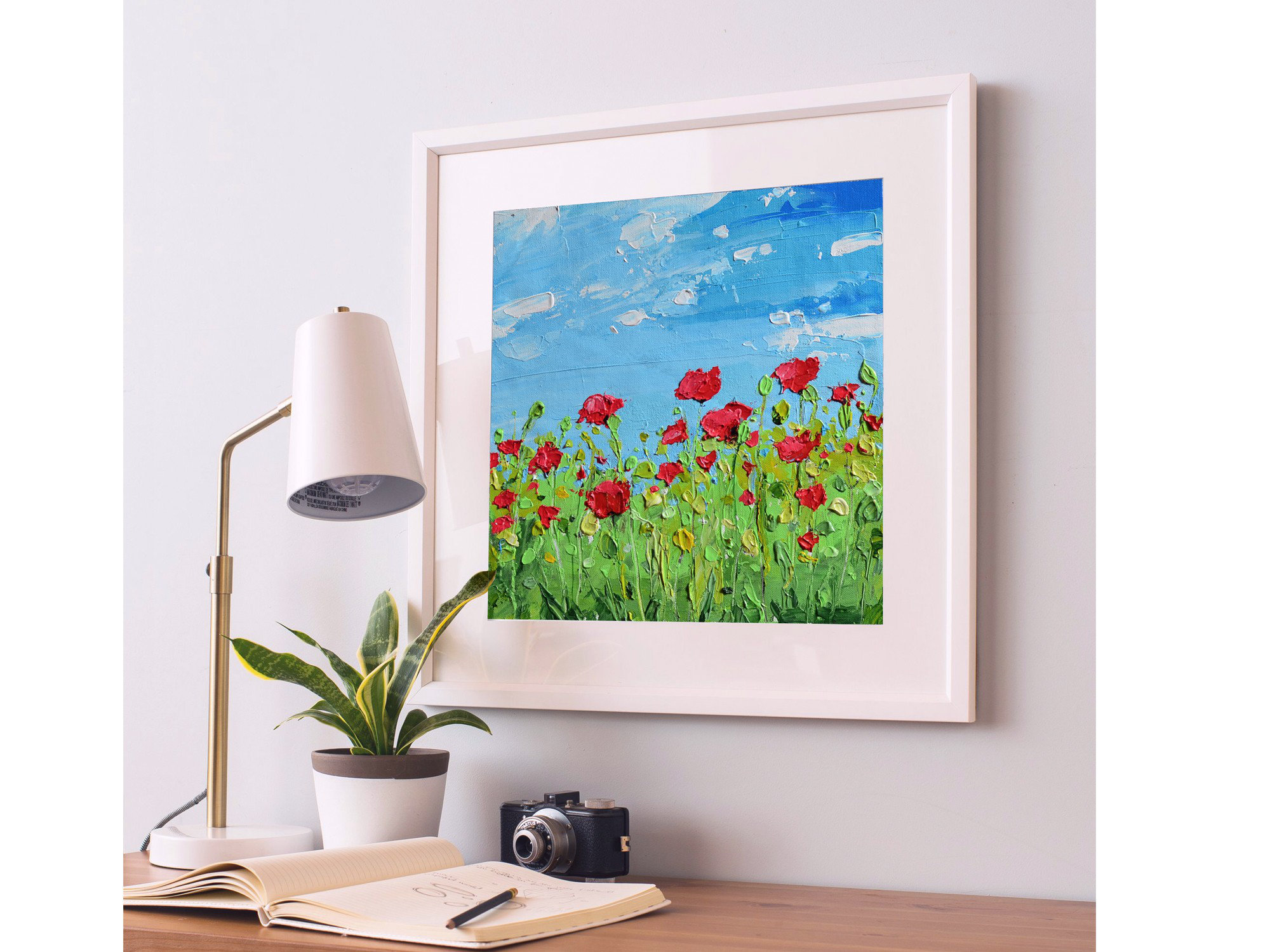 Lark Manor™ Playful Poppies | Acrylic On Canvas | By Mitisha Vakil ...