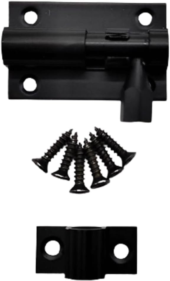 SISI UK Black Straight Barrel Bolt Shutter / Door Accessory | Wayfair.co.uk