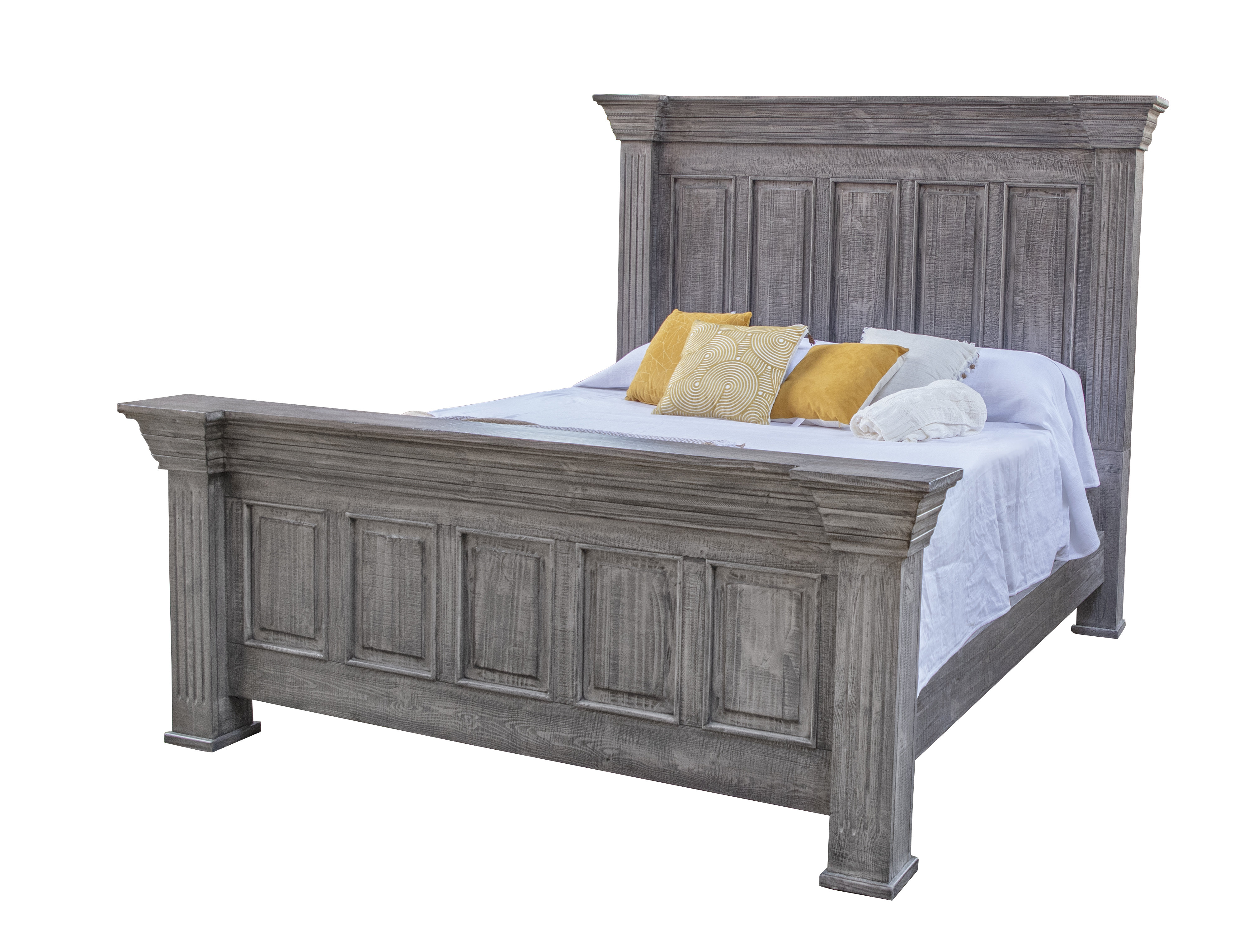 International Furniture Direct Terra White Queen Bed | Wayfair
