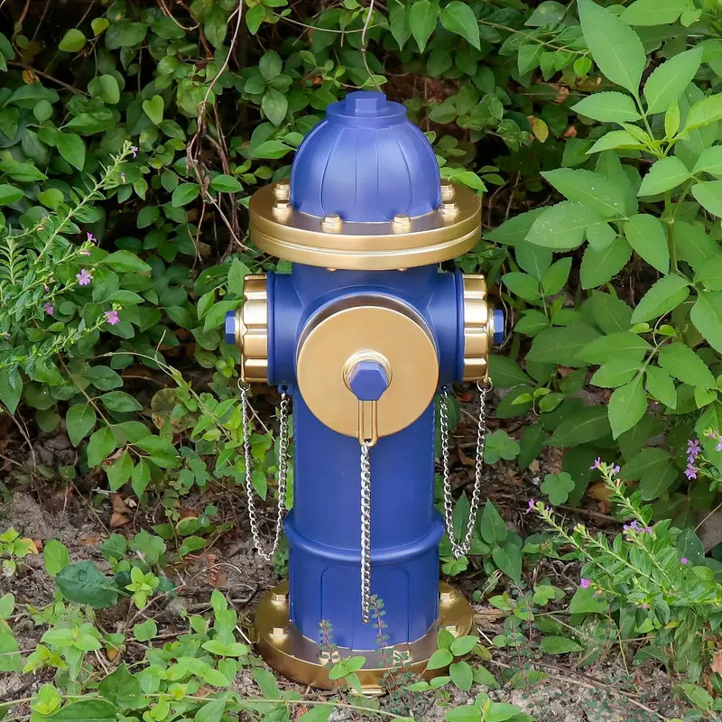 Arlmont & Co. Unique Blue Simulated Fire Hydrant Ornament - A New ...