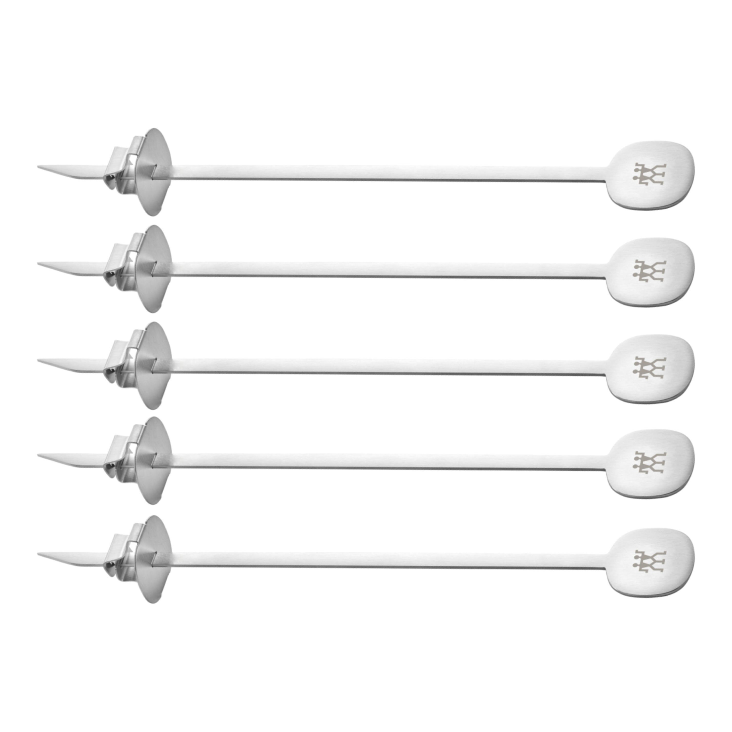 ZWILLING J.A. Henckels ZWILLING BBQ+ 5-Piece Stainless Steel Skewer Set ...