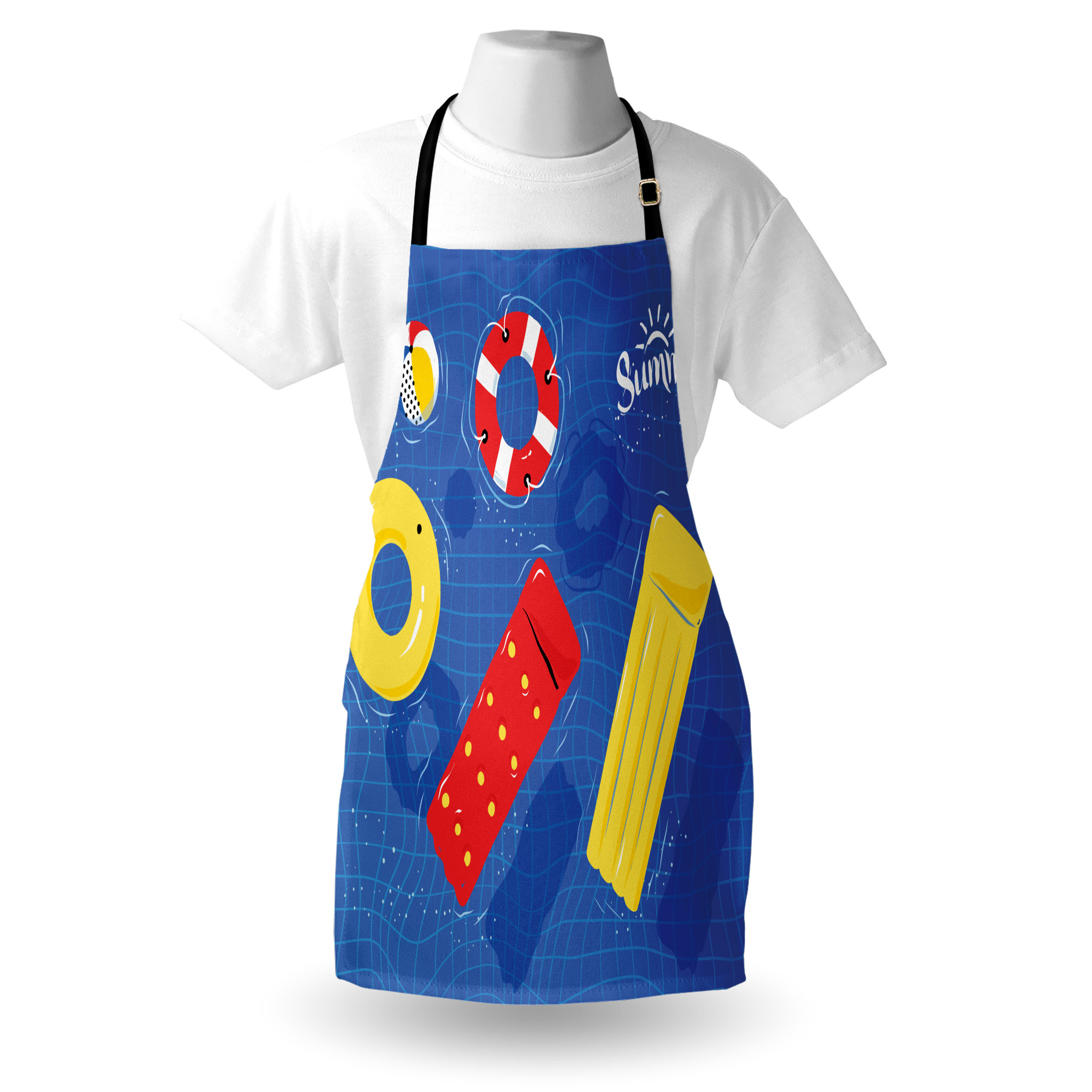 Rosecliff Heights Pool View Apron Unisex Items Floating Beach Ball ...