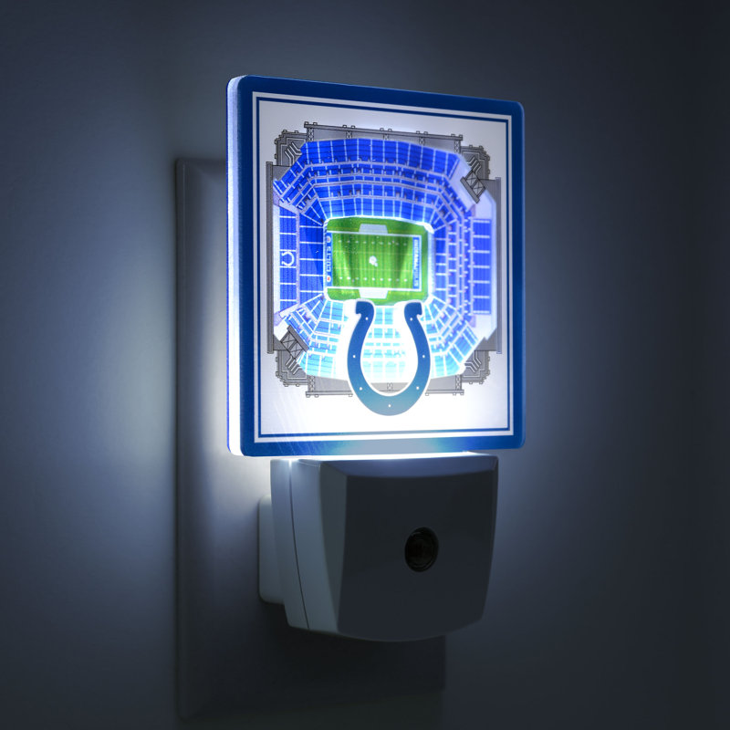 YouTheFan NFL Indianapolis Colts Stadium View Night Light | Wayfair