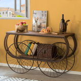 Console Tables with Casters | Wayfair