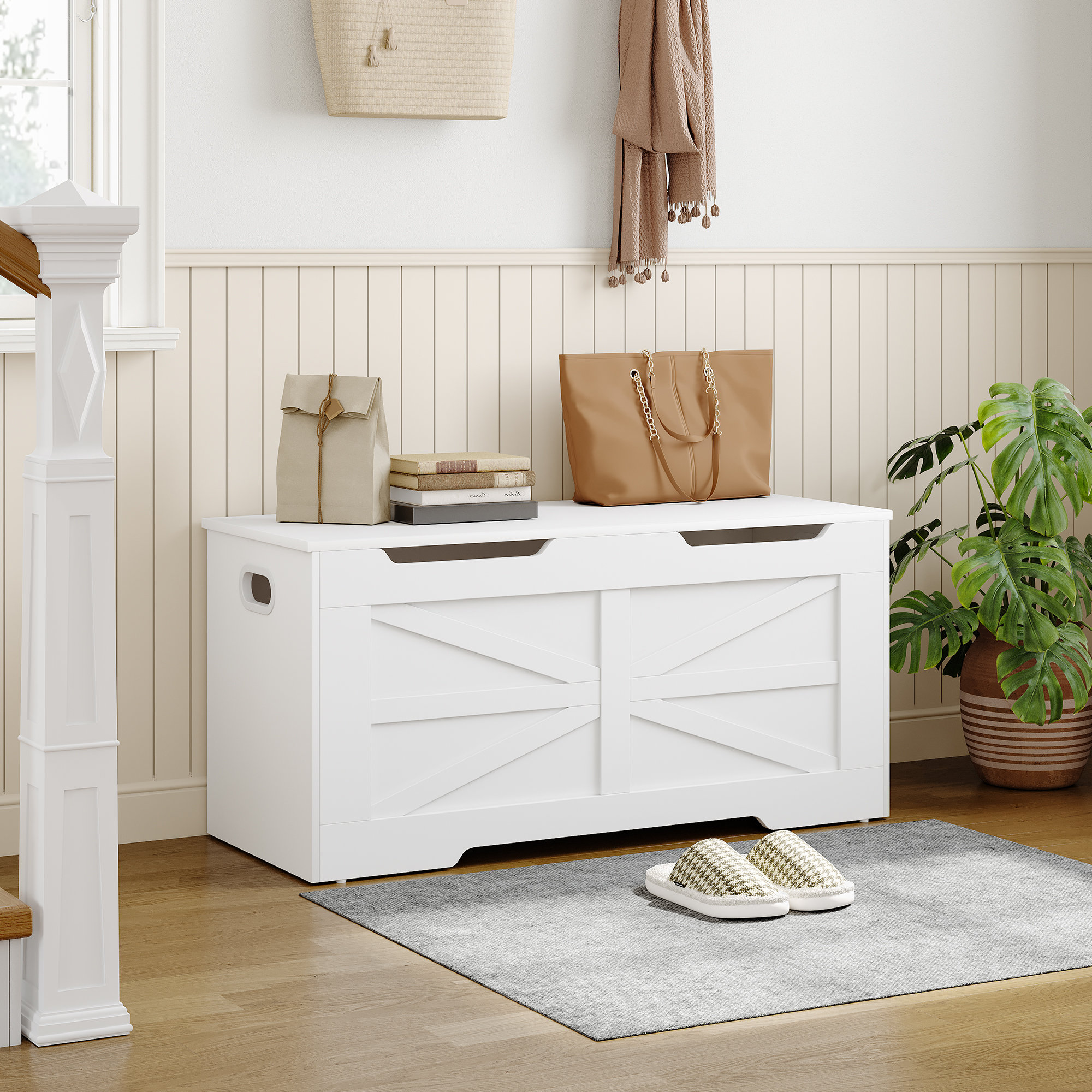 Winston Porter Keiler 39.4" W Storage Chest, Storage Trunk, Wooden ...