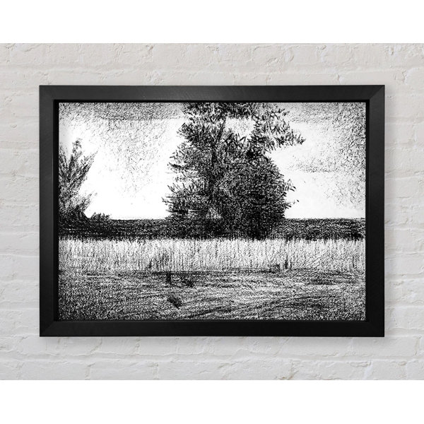 Rosalind Wheeler Seurat The Trees - Single Picture Frame Art Prints ...