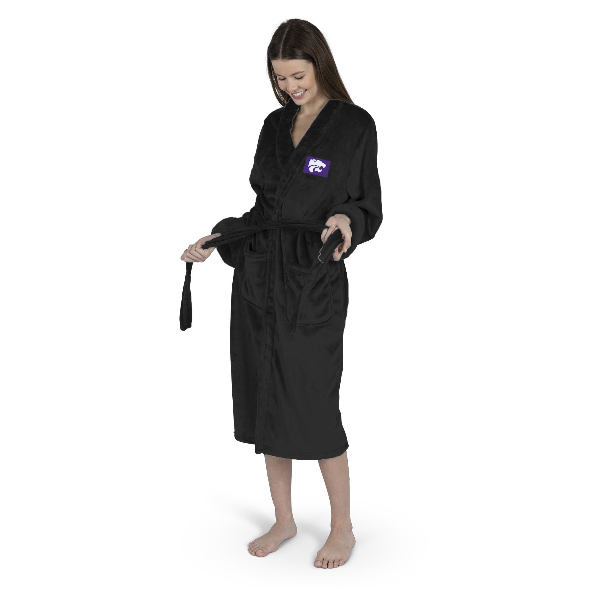 Canora Grey NCAA Kansas State Wildcats Team Pride Silk Touch Robe ...