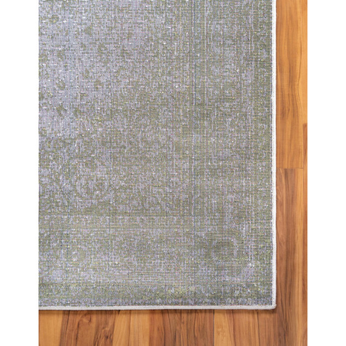 Charlton Home® Performance Green Rug & Reviews | Wayfair